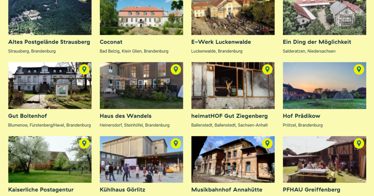 Innovative Projekte auf dem Land | Netzwerk Zukunftsorte